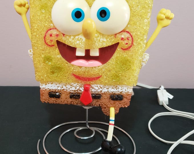 Spongebob Squarepants Nickelodeon Novelty Desk Table Lamp Night Light ...