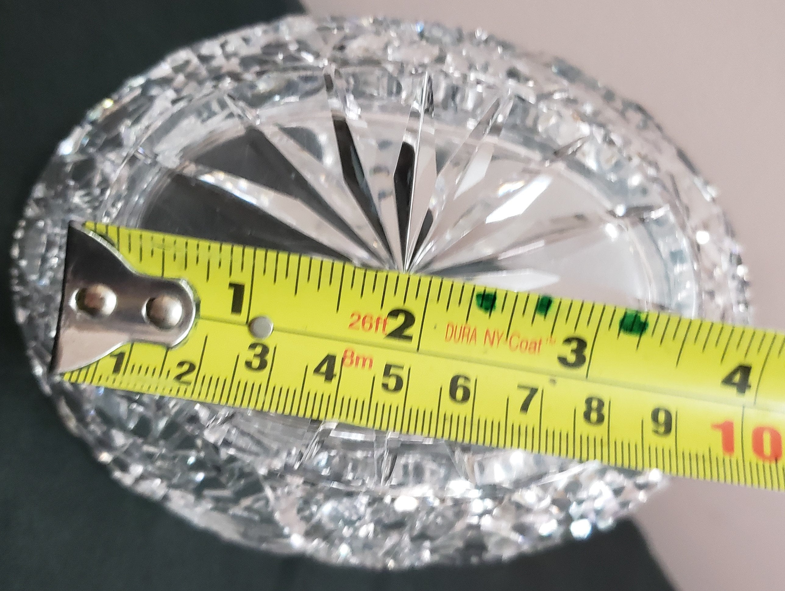 Crystal Cut Glass Decorative Basket Bowl With Handle Vintage - Etsy