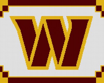 Washington Commanders Logo Crochet Pattern - Etsy