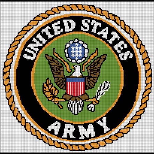 US Army Graph PATTERN ONLY With Written Instruction - Etsy