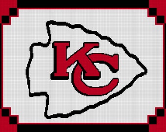 Kansas City Chiefs Knitting Pattern - Etsy