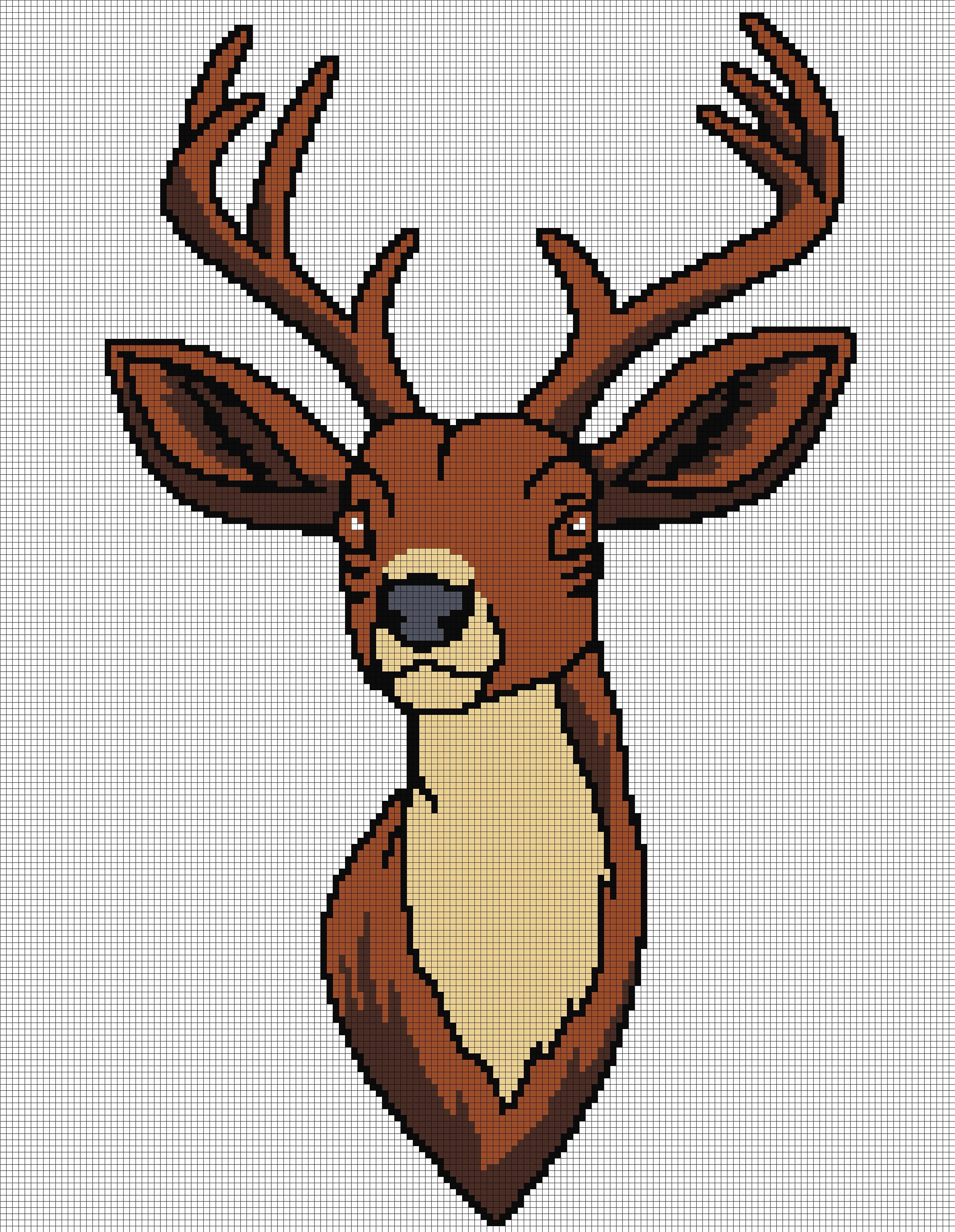 Deer Head Pattern