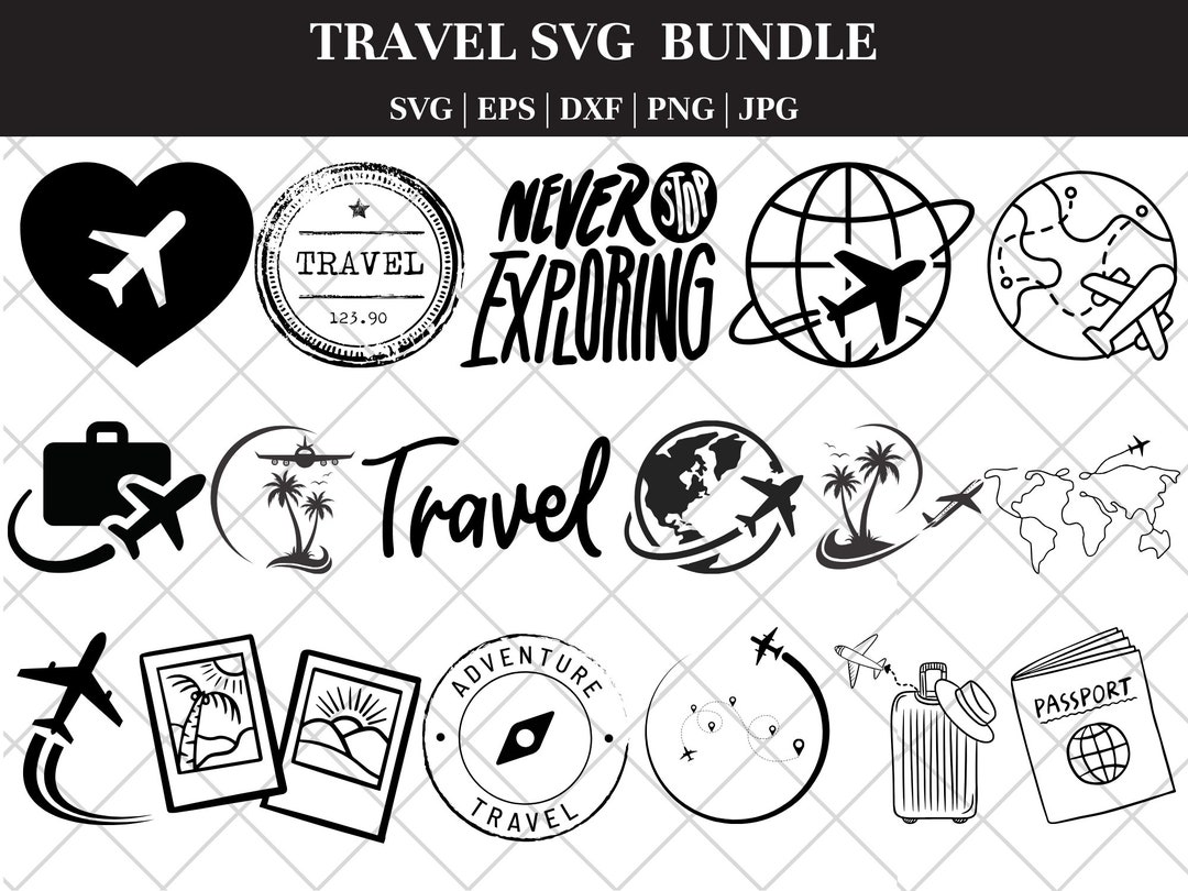 Travel Svg Bundle, Funny Travel Svg, Traveling Svg, Travel Clipart, Svg ...