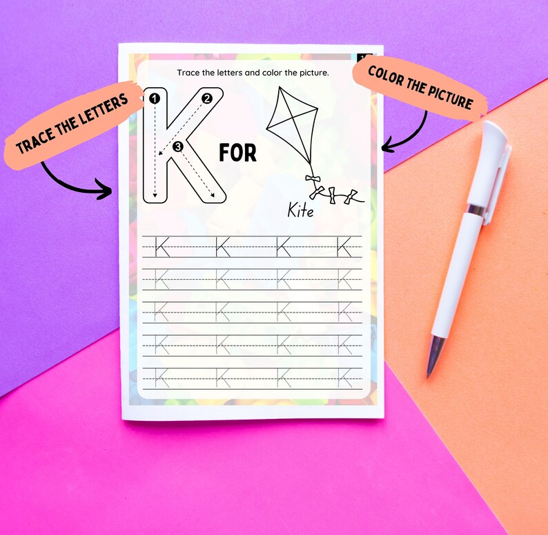 26 Alphabet Worksheets, Preschool, Kindergarten, Learning Activity ...