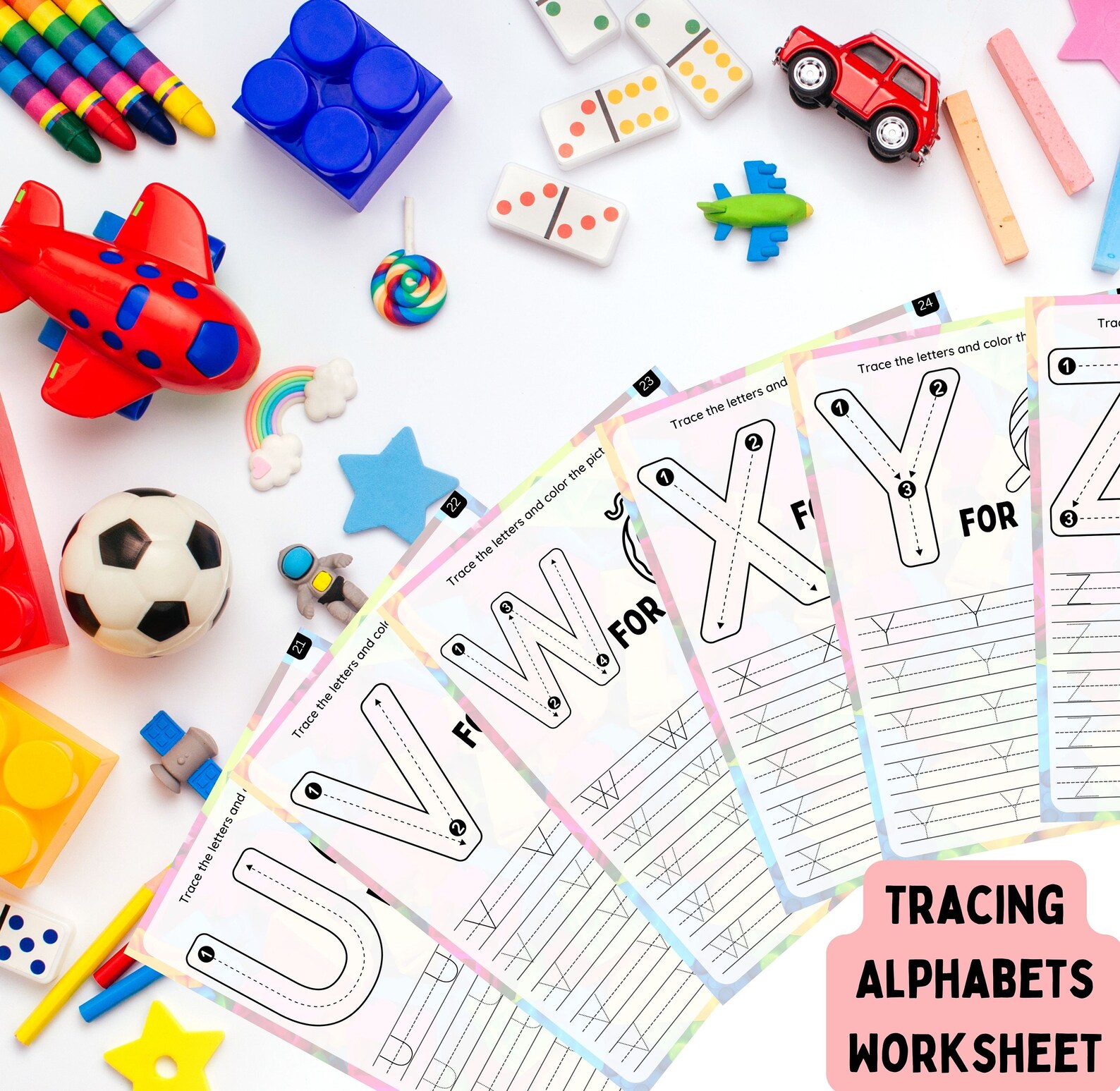 26 Alphabet Worksheets, Preschool, Kindergarten, Learning Activity ...