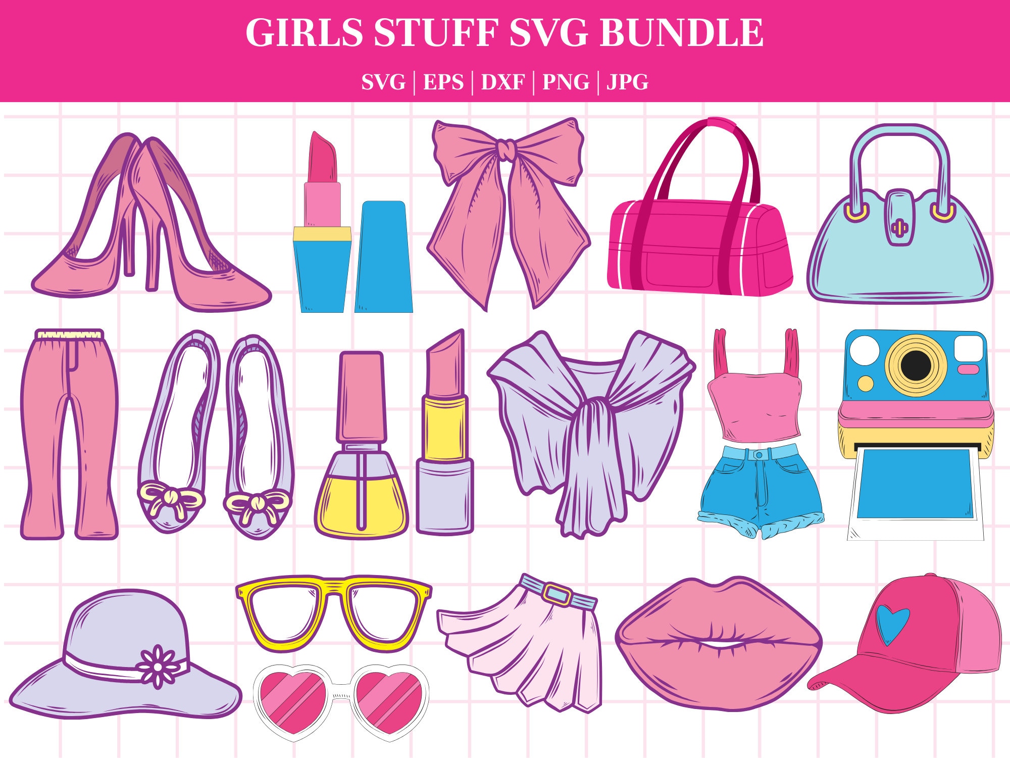 Retro Girl SVG Bundle, Sassy SVG, Girl Power, Girl Boss Svg, Cute Svg ...