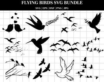 Bird SVG, Bird Svg Bundle, Flying Bird Svg, Animal Svg, Bird Clip Art ...