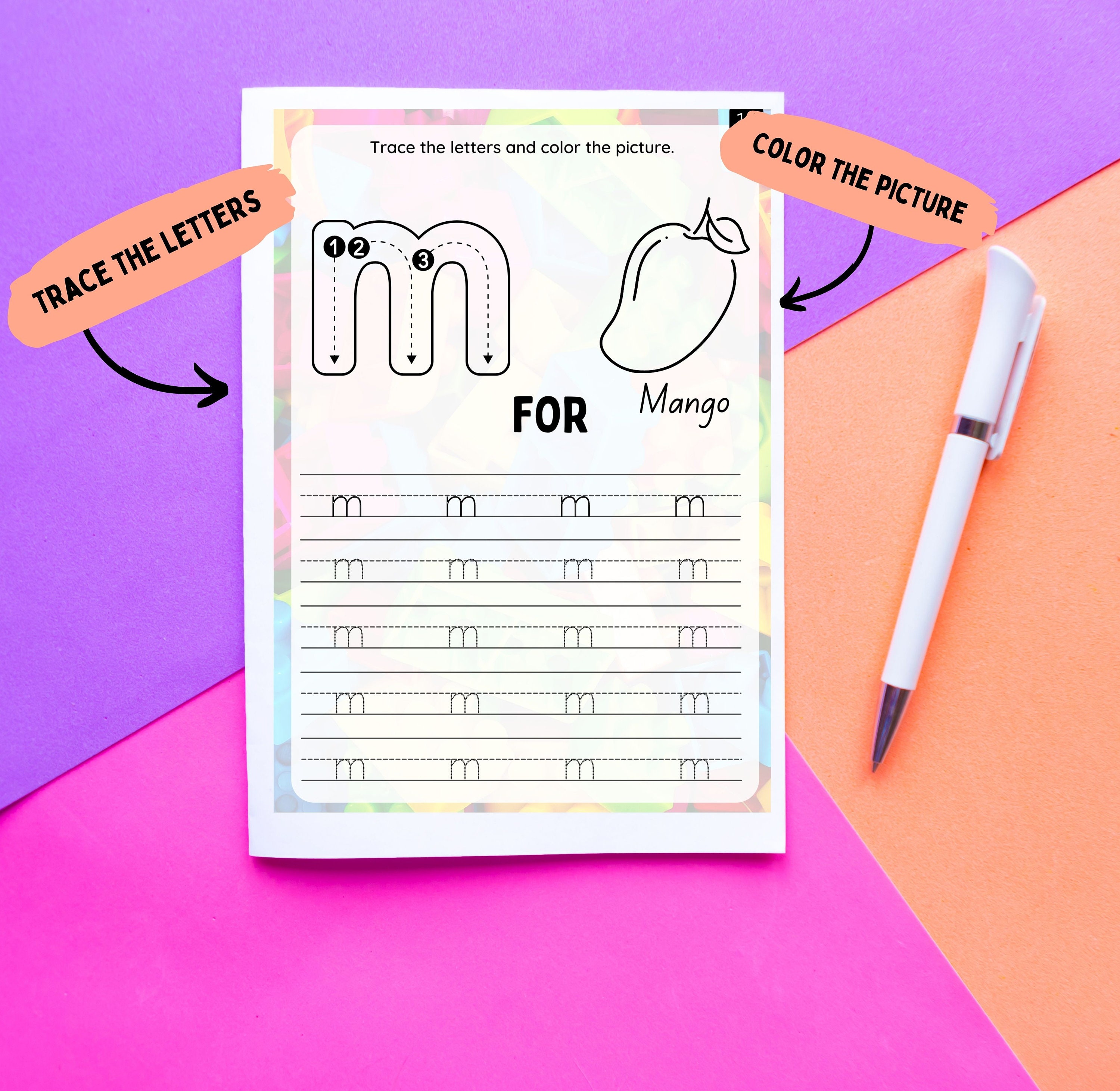 26 Alphabet Lowercase Worksheets, Preschool, Kindergarten, Learning ...