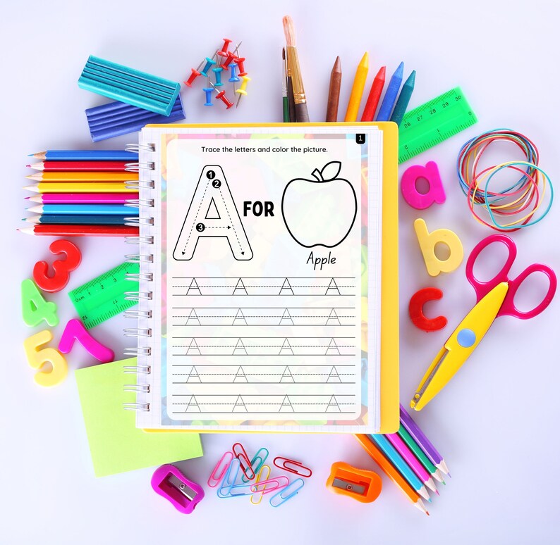 26 Alphabet Worksheets Preschool Kindergarten Learning - Etsy