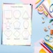 Printable Tracing Worksheet Bundle Alphabet Number Letter Color Shape ...