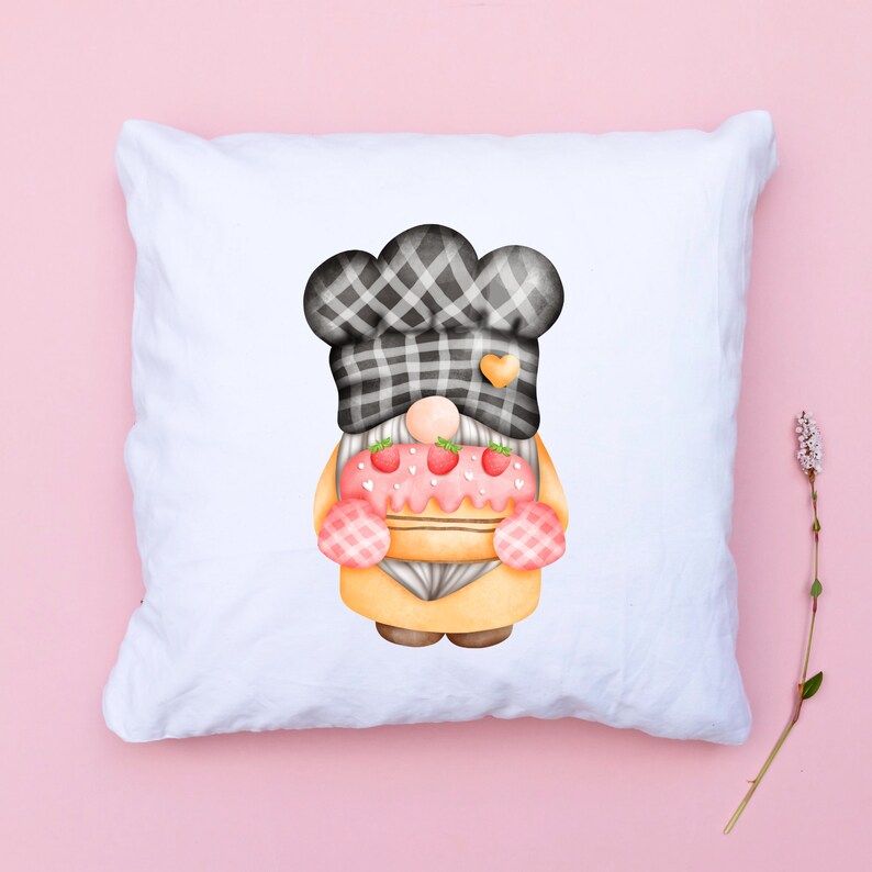 Cooking Gnome Svg, Chef Gnome Svg, Gnomes Svg Kitchen, Svg Baking Gnome ...