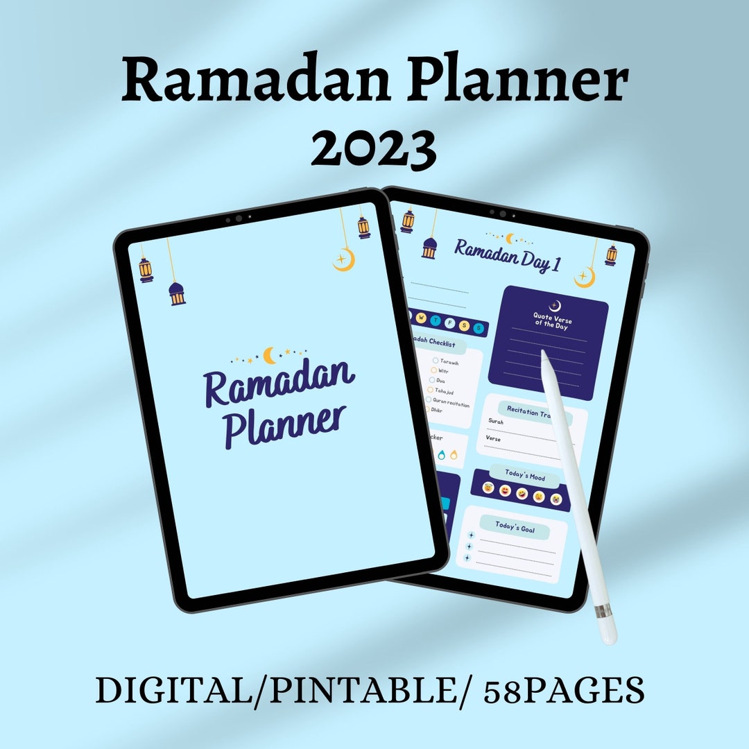 Ramadan Planner 2023, Digital Ramadan Planner, Ramadan Planner ...