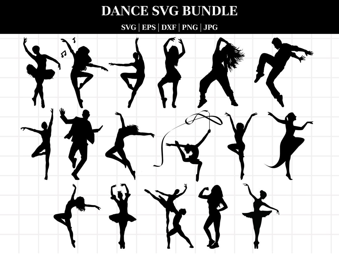 Dance SVG | Dance Silhouette | Dance Cut File | Dance Clipart | Dancer ...