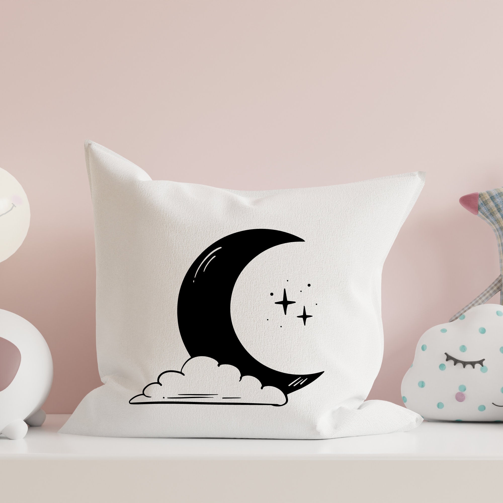 Moon Svg - Moon Silhouette - Moon Cut Files - Moon Svg Bundle - Moon ...