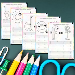 26 Alphabet Lowercase Worksheets, Preschool, Kindergarten, Learning ...
