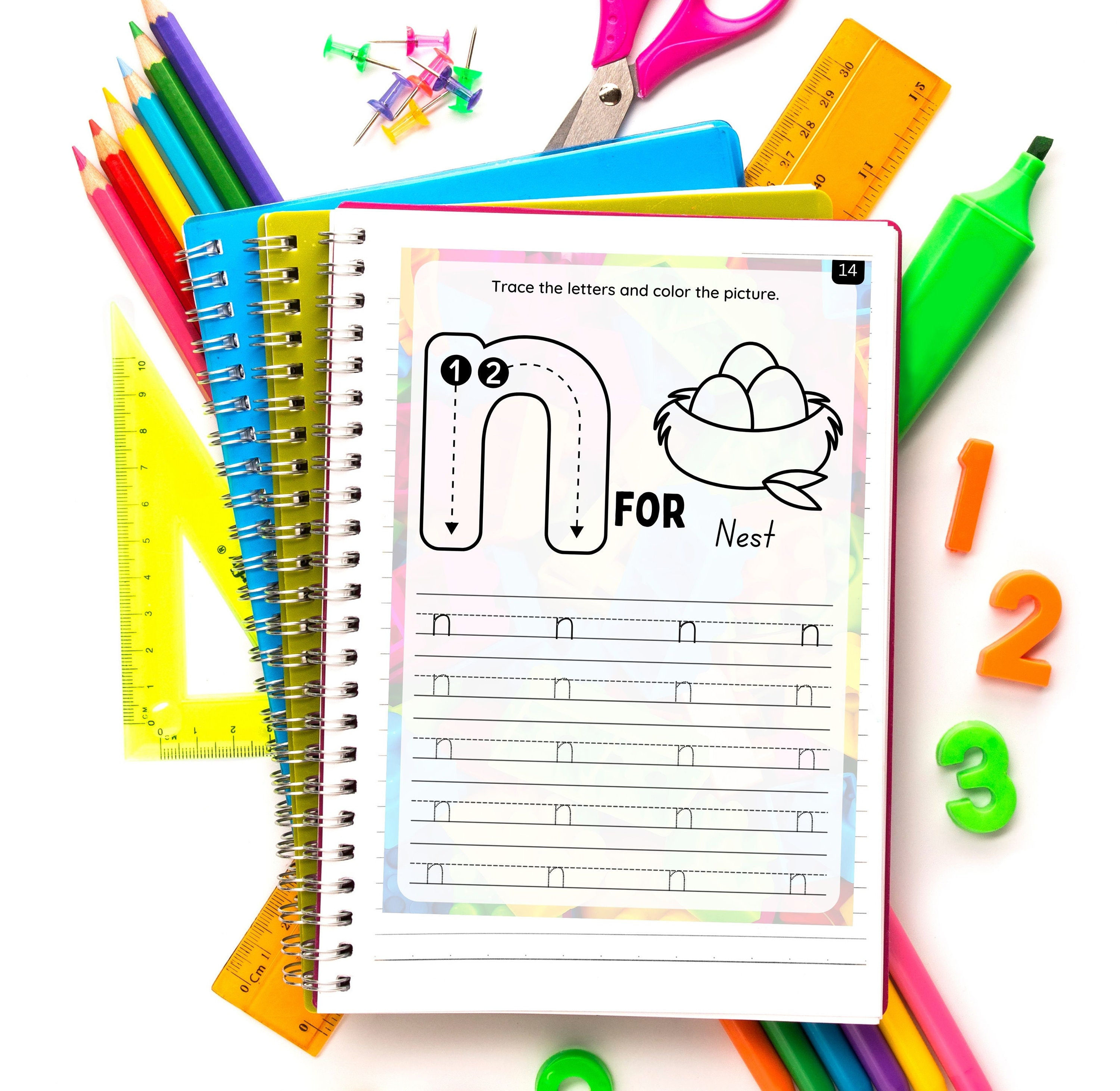 26 Alphabet Lowercase Worksheets, Preschool, Kindergarten, Learning ...