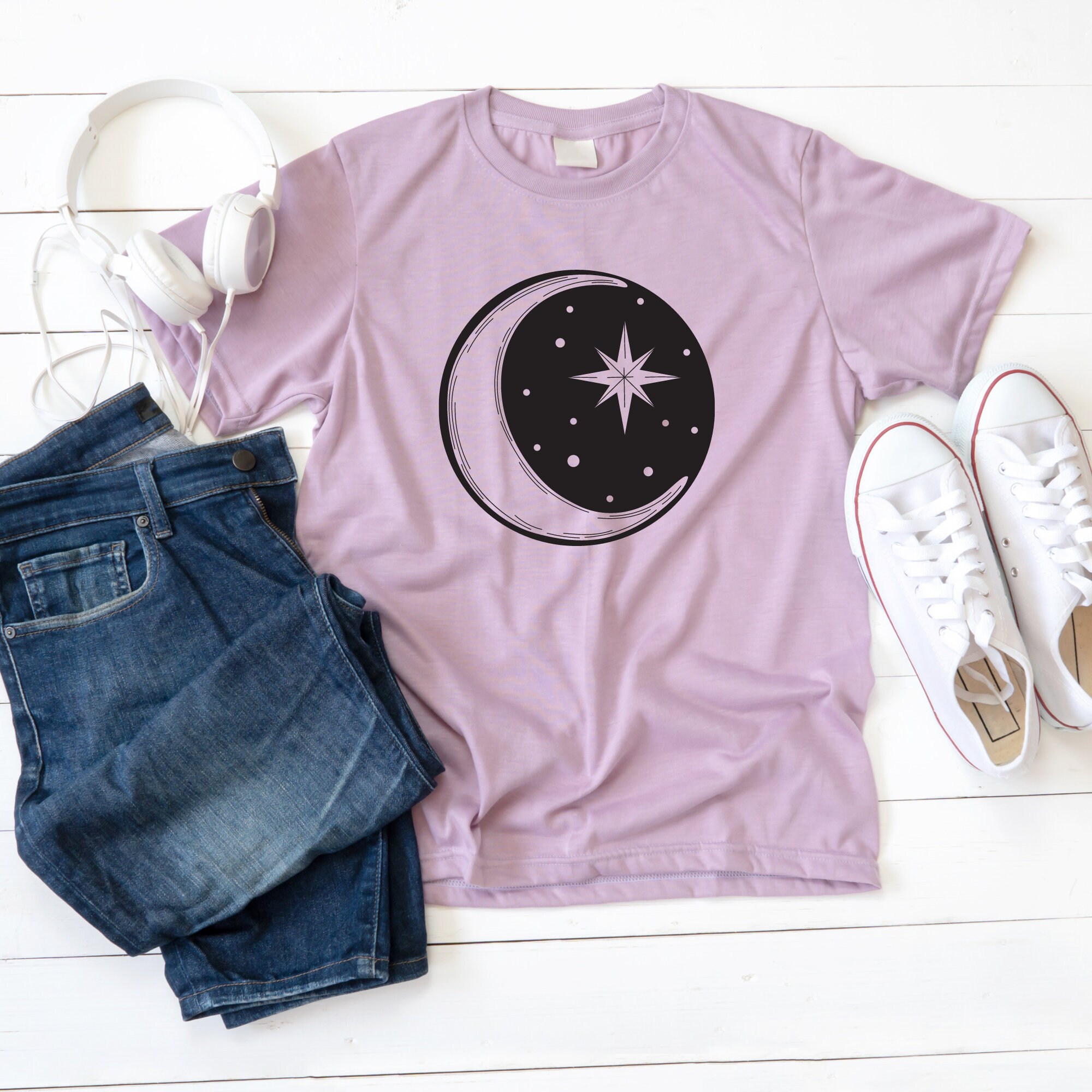 Moon Svg - Moon Silhouette - Moon Cut Files - Moon Svg Bundle - Moon ...