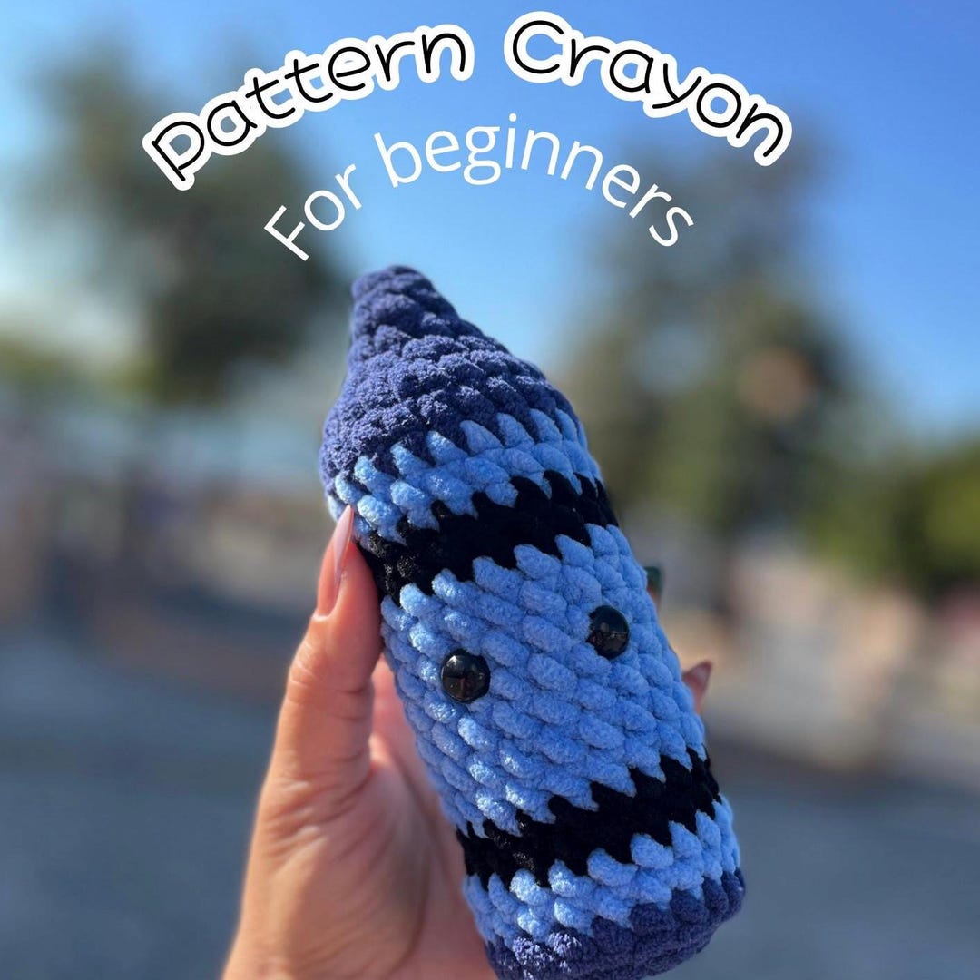Crayon Crochet Pattern for Beginners. Perfect Gift for Crocheters ...