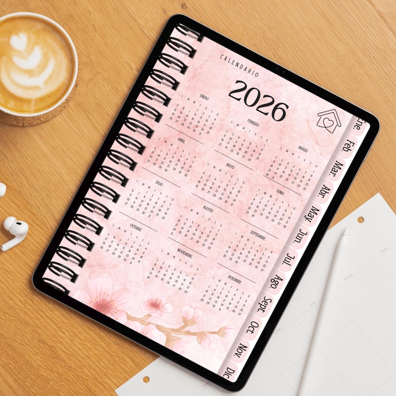 2026 Digital Planner, Goodnotes Monthly Planner, Planner for Ipad ...