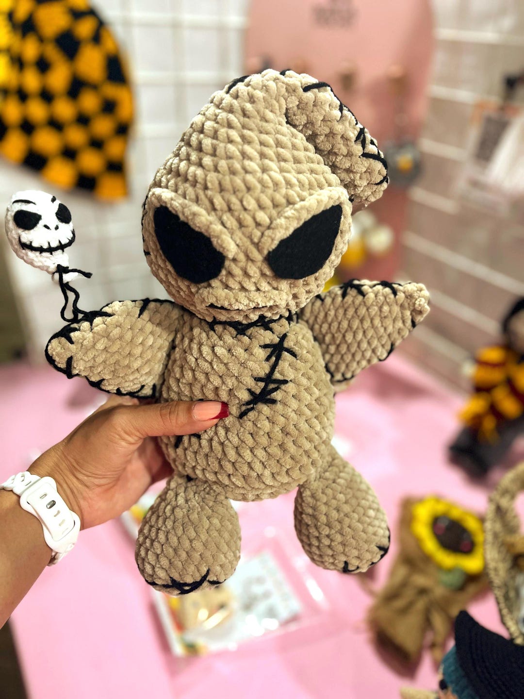 Crochet Pattern, Amigurumi Oogie Boogie, Digital Pattern, Oogie Boogie ...