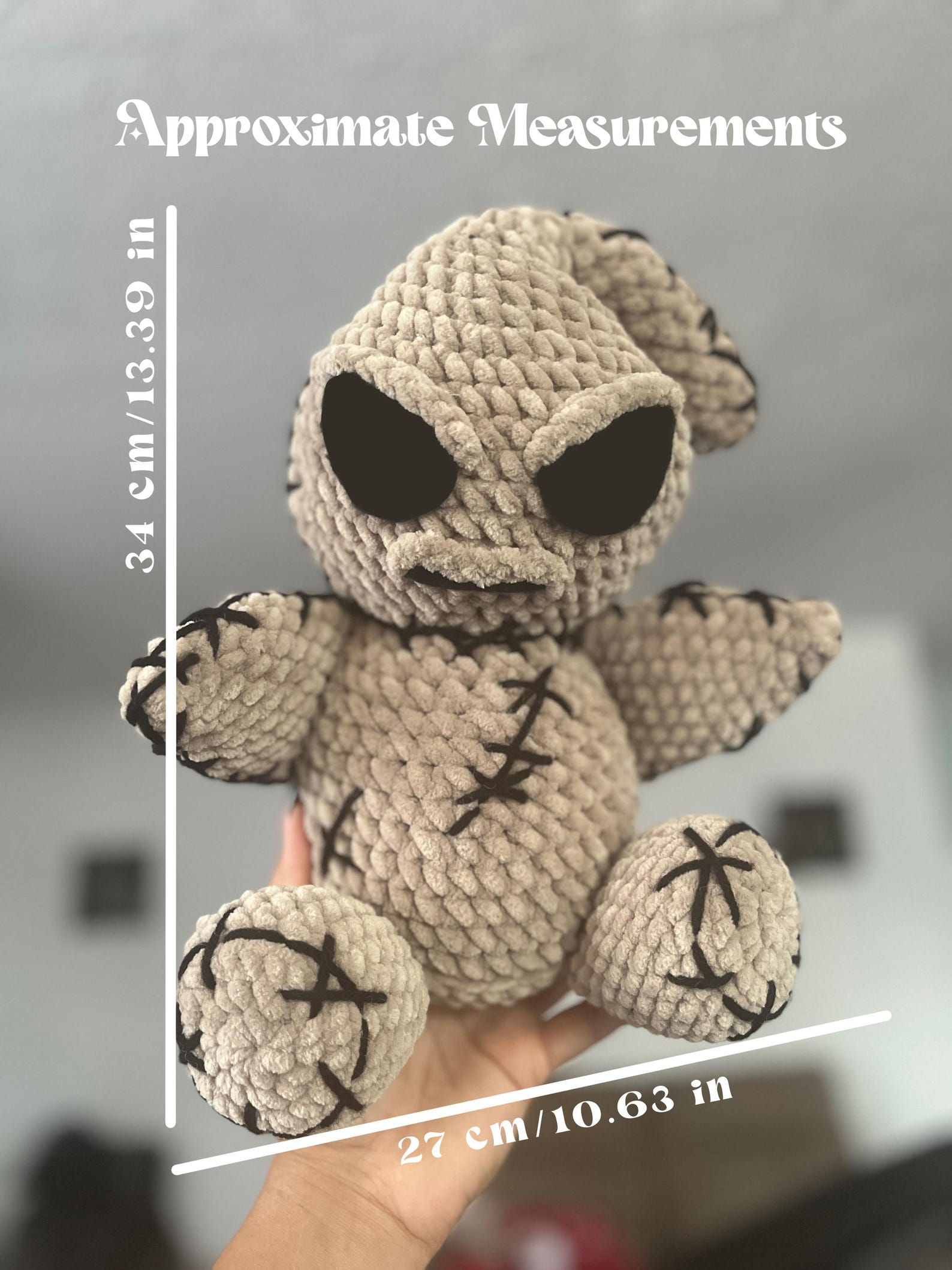 Crochet Pattern, Amigurumi Oogie Boogie, Digital Pattern, Oogie Boogie ...