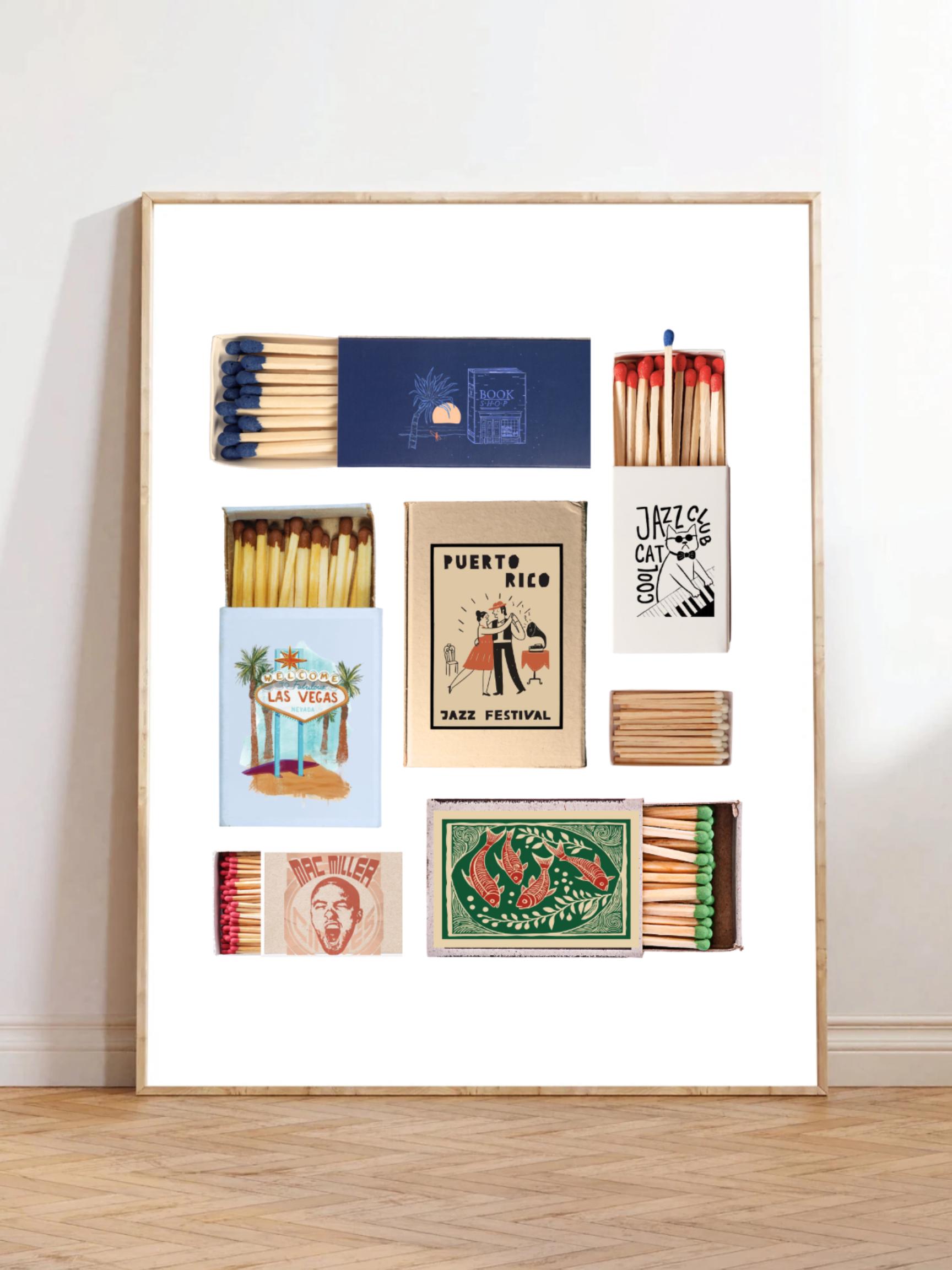 Realistic Personalized Matchbook Print (6 or Less) - Etsy