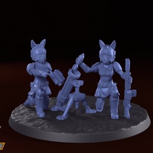 Neko Guard: Heavy Weapon Teams (combat Skirts) - Etsy