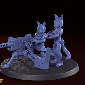 Neko Guard: Heavy Weapon Teams (combat Skirts) - Etsy