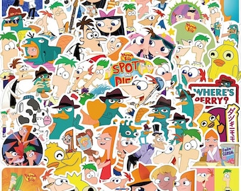 Phineas and Ferb Sticker Pack//doctor Doofenshmirtz//phineas - Etsy