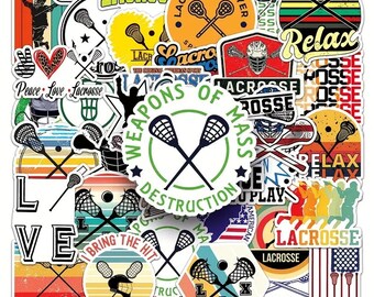 Lacrosse Stickers Lacrosse Gift Lacrosse Girls LAX - Etsy