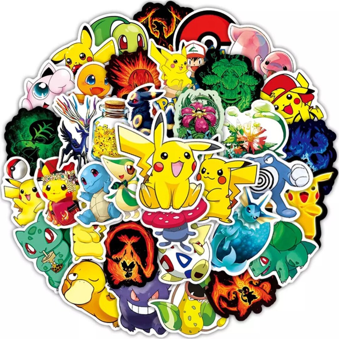 Pokemon Sticker - Etsy