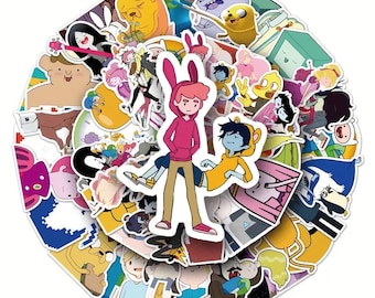 Jake the Dog Sticker Adventure Time Flower Waterproof - Etsy