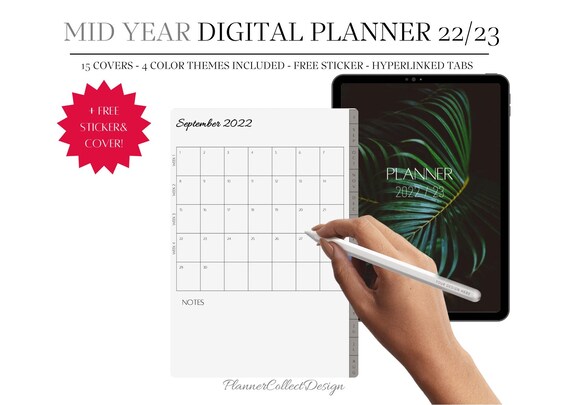 Digital Planner 2022 2023 Digital Planner Ipad Goodnotes - Etsy