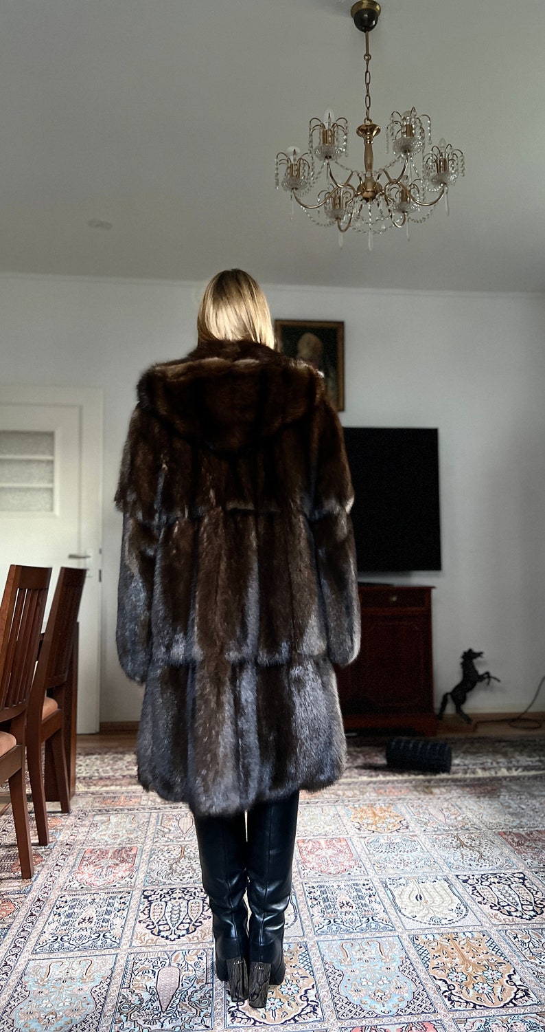 Pelzmantel Barguzin Zobel Zibbellino Russischer Zobel Sable fur coat ...