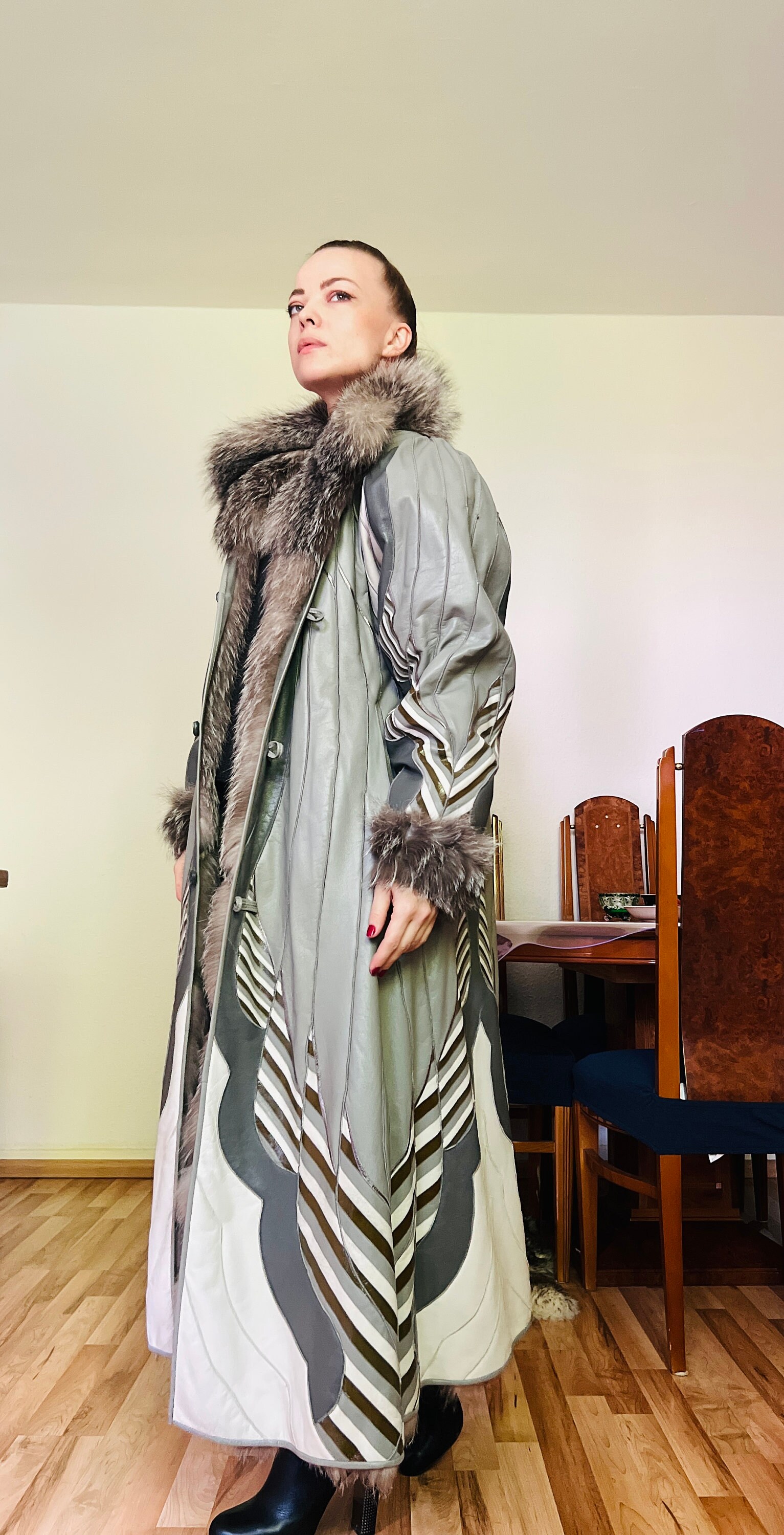 Fox Fur Coat Fire Fox Fur Coat True Vintage From 60s - Etsy