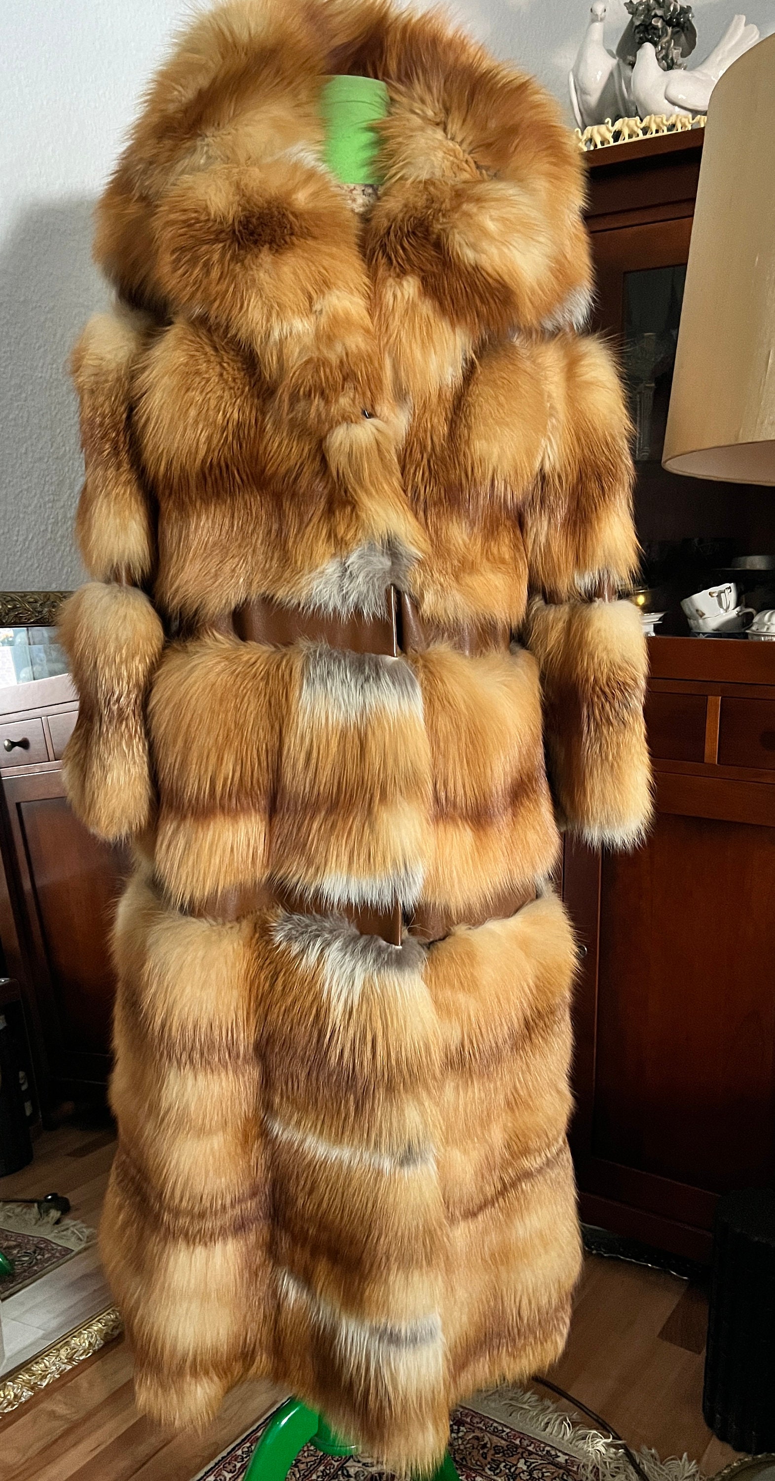 Fuchs Pelzmantel Fire Fox Fur Coat True Vintage From 60s - Etsy