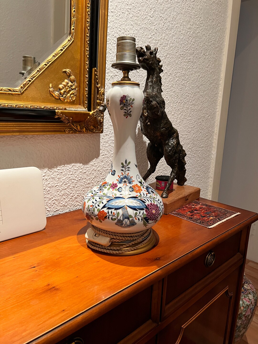 Meissen Lamp Onion Pattern Royal Porcelain Bowl Porcelain - Etsy