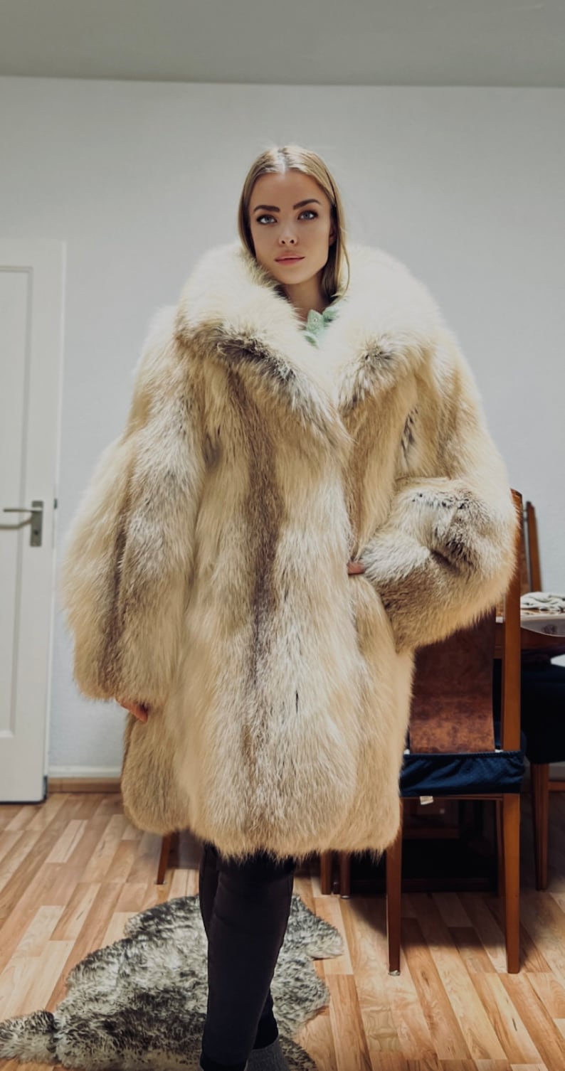 Fox Golden Island Fur Fur Coat Fox Fur Jacket - Etsy UK