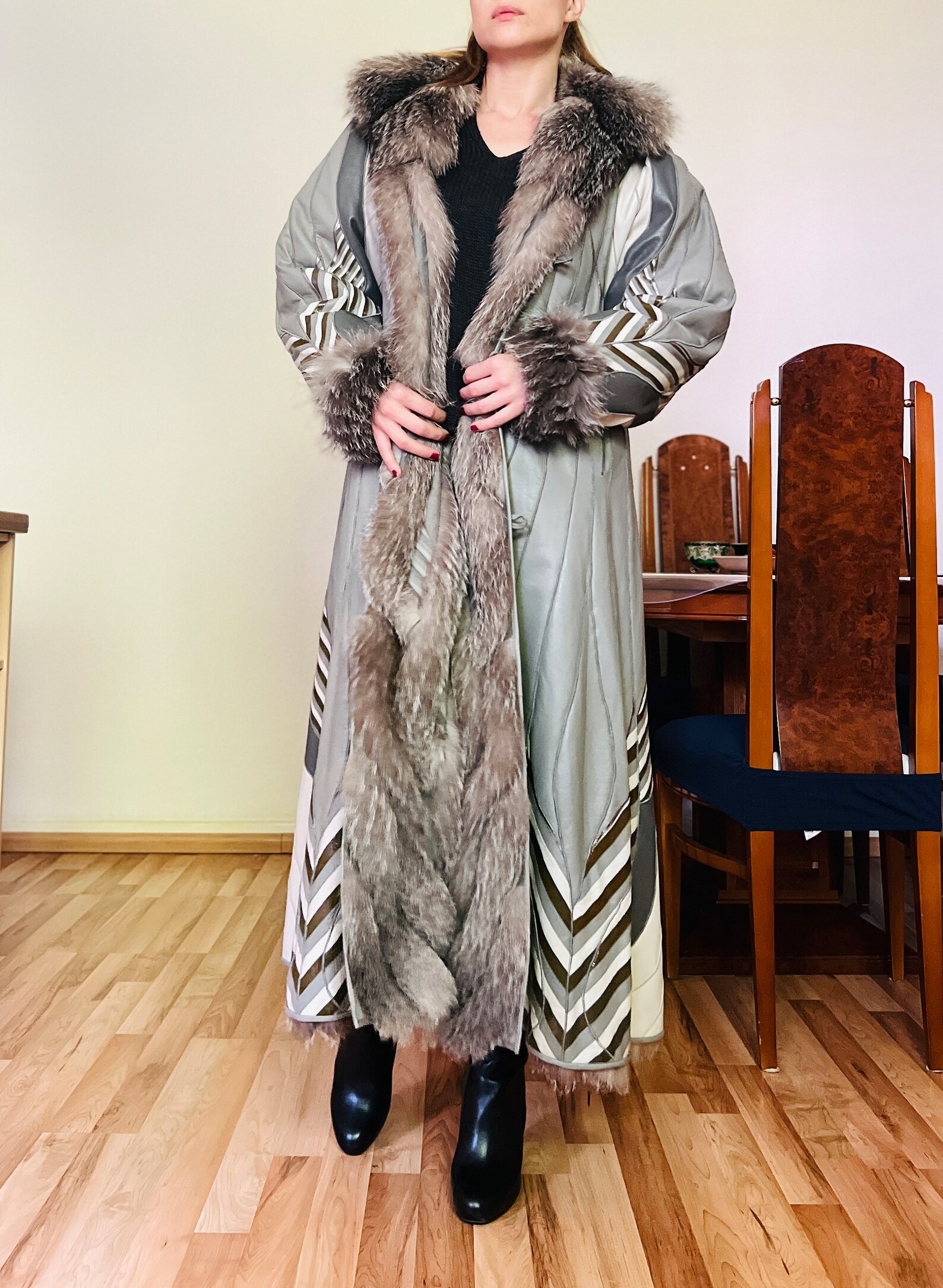Fox Fur Coat Fire Fox Fur Coat True Vintage From 60s - Etsy