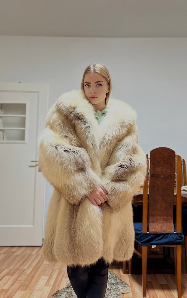 Fox Golden Island Fur Fur Coat Fox Fur Jacket - Etsy UK