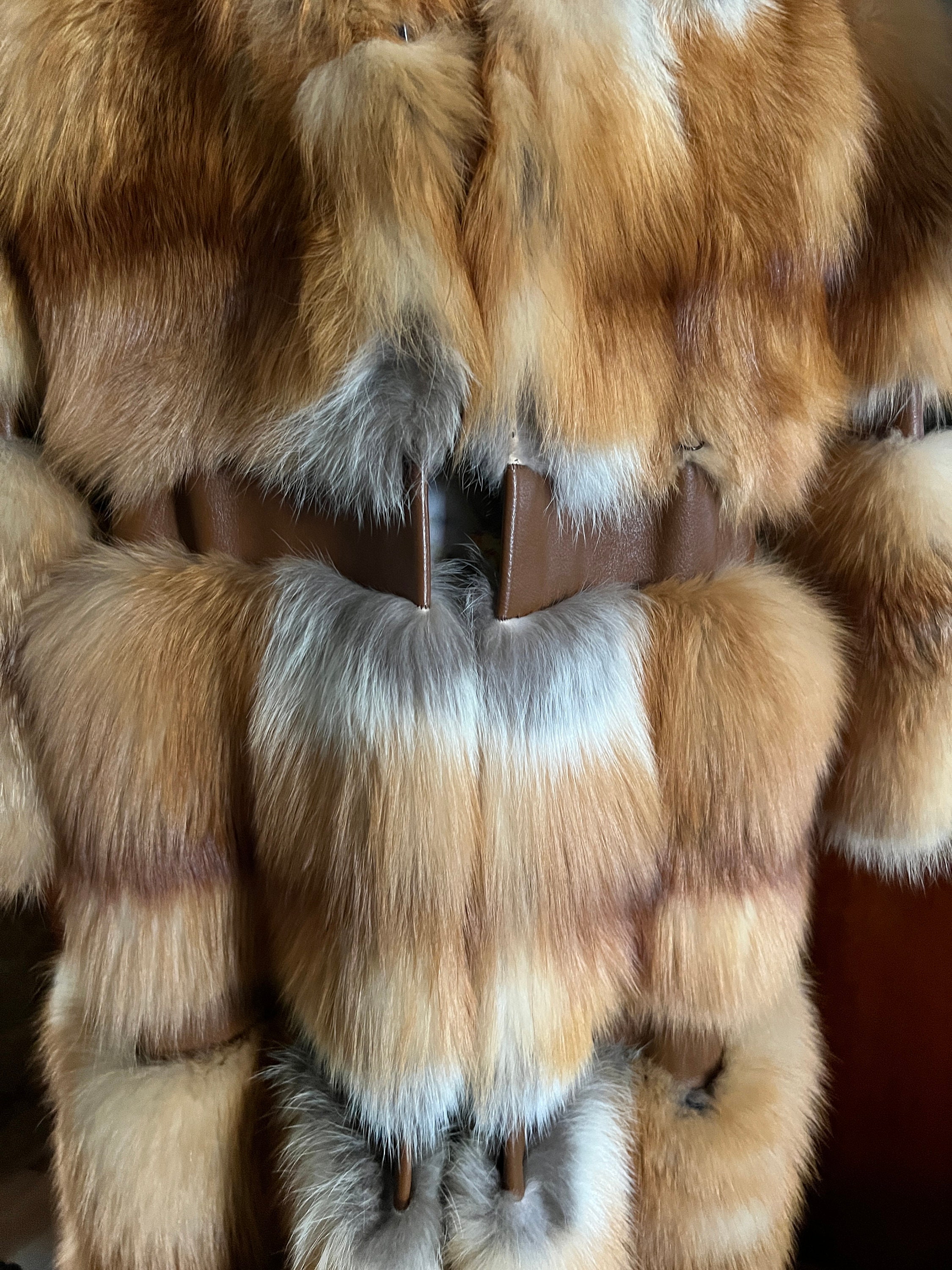 Fox Fur Coat Fire Fox Fur Coat True Vintage From 60s - Etsy