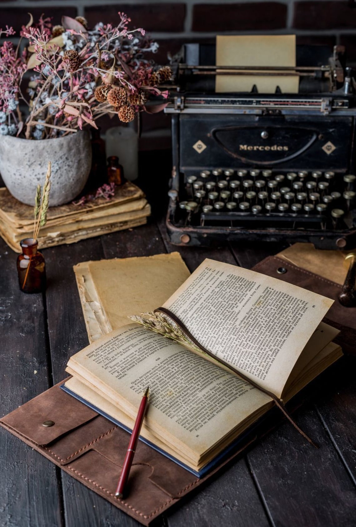 Leather Book Coverhandmade Book Covercustom Book - Etsy