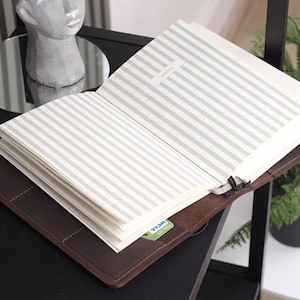 A5 Notebook Cover,personalized Notebook Cover,personalized Refillable ...