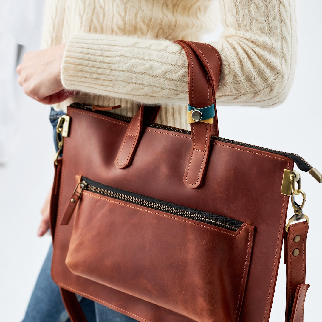 Leather MacBook Bag,custom Laptop Bag,personalized Laptop Bag,leather ...