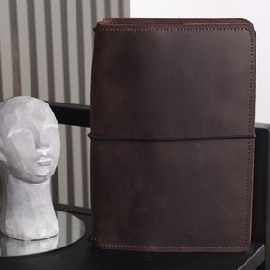 A5 Notebook Cover,personalized Notebook Cover,personalized Refillable ...