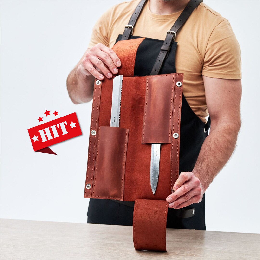 Personalized Knife Bag,leather Knife Case,chef Knife Case,chef Knife ...
