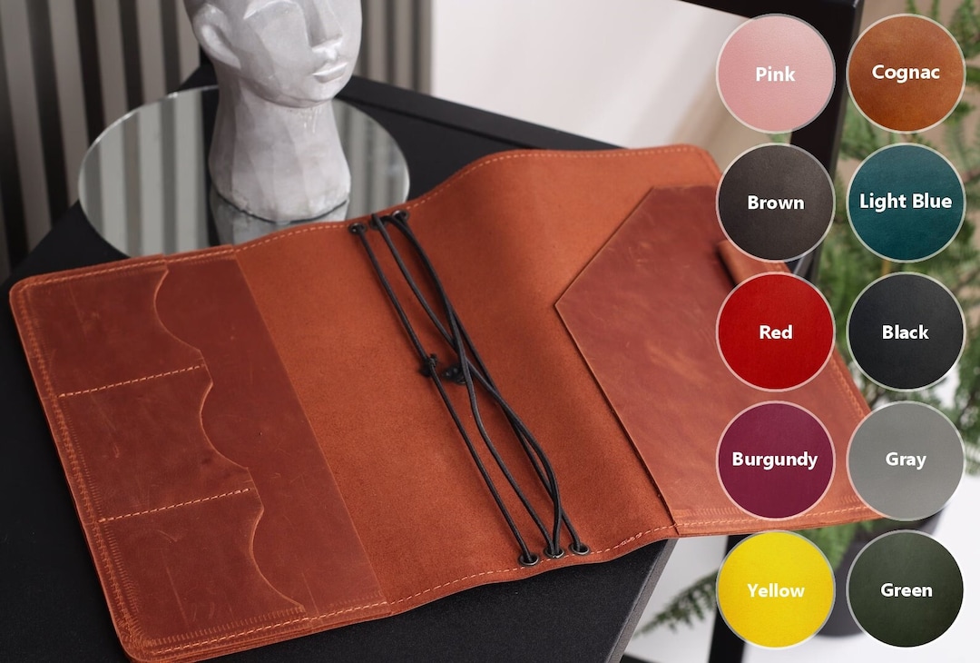 A5 Notebook Cover,personalized Notebook Cover,personalized Refillable ...