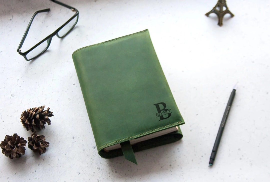 Leather Book Cover,custom Book Cover,personalized Book Cover,leather ...