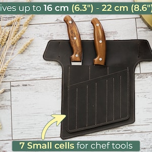 Leather Knife Utility Belt,leather Chef Bag,chef Gifts for Men,kitchen ...