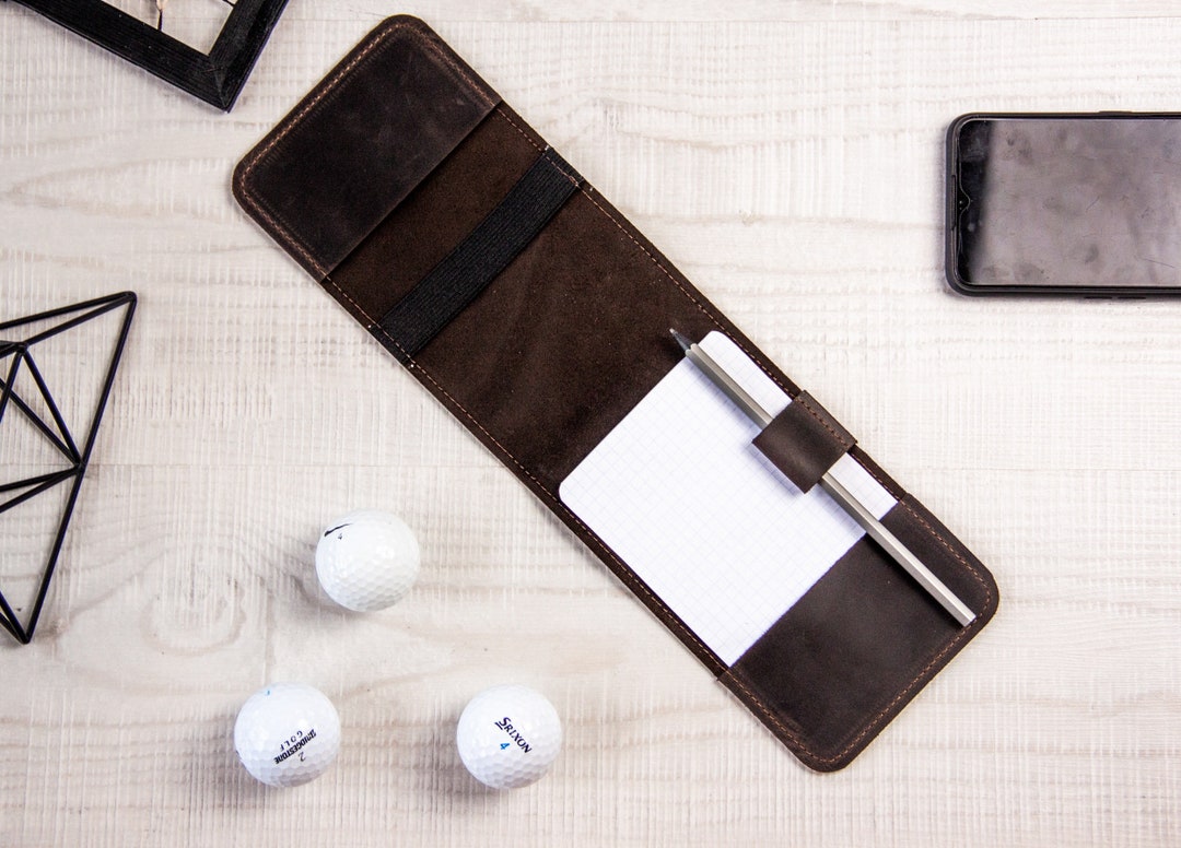 Leather Golf Scorecard Holder,personalized Golf Scorecard Holder ...